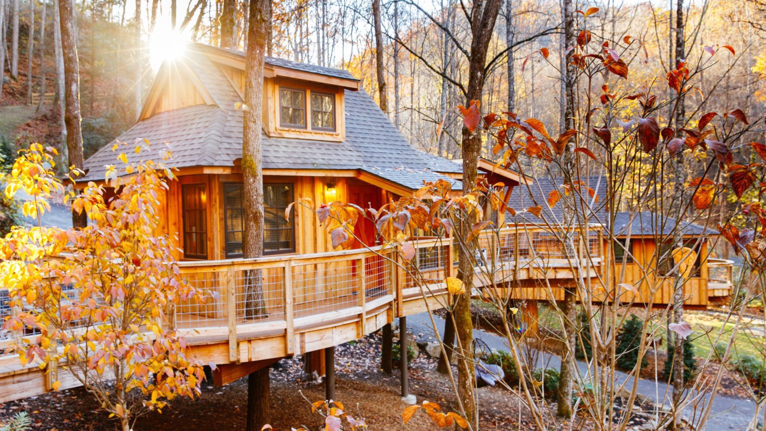1-2 Bedroom Treehouse Rentals in Gatlinburg, TN